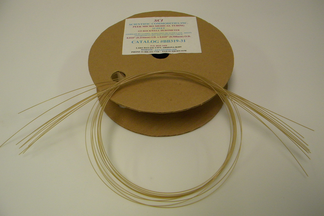 PEEK™ MICRO-MEDICAL TUBING (Cat.# BB319-23-50' Roll) - Scientific ...